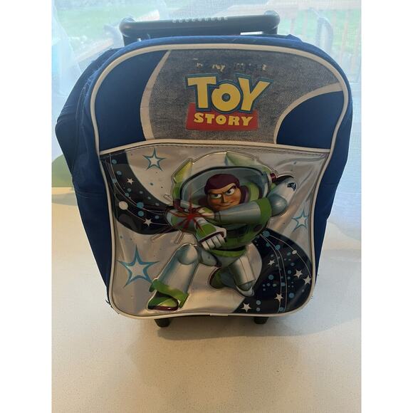 Disney | Accessories | Toy Story 2 Rolling Backpack Toddler Wheeled ...
